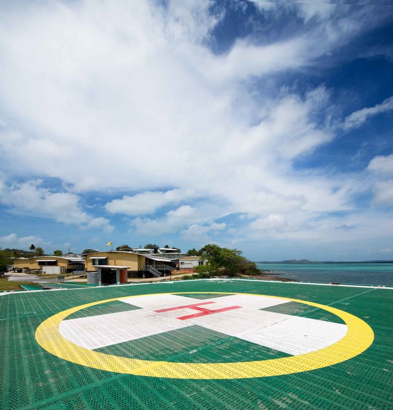 Thursday Island Hospital Helipad - Hutchinson Builders